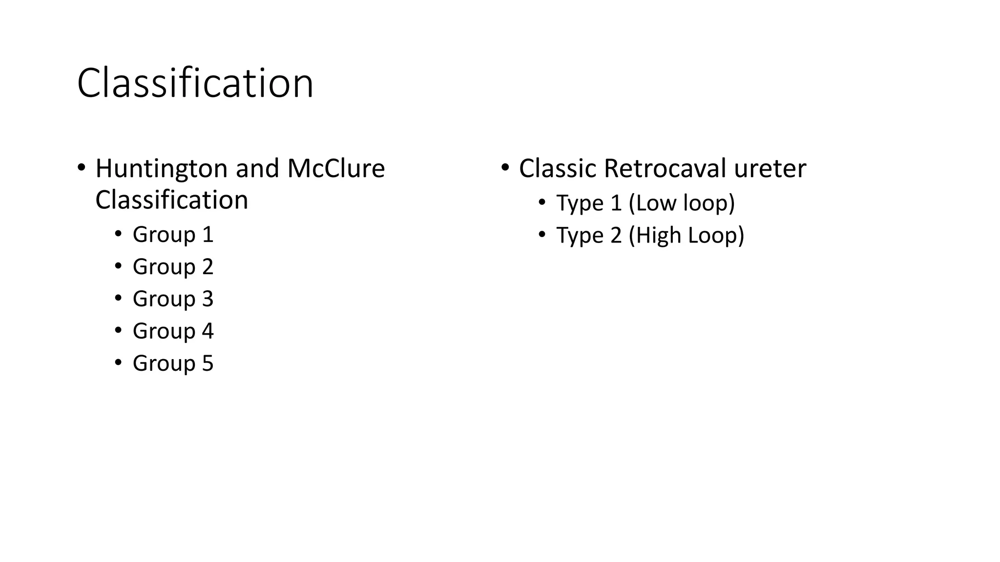 Retrocaval Ureter Urology Anatomy and Management | PPTX