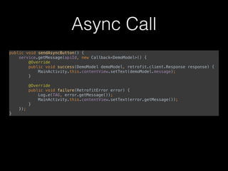 Retrofit Android by Chris Ollenburg | PPT