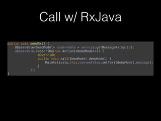 Retrofit Android by Chris Ollenburg | PPT