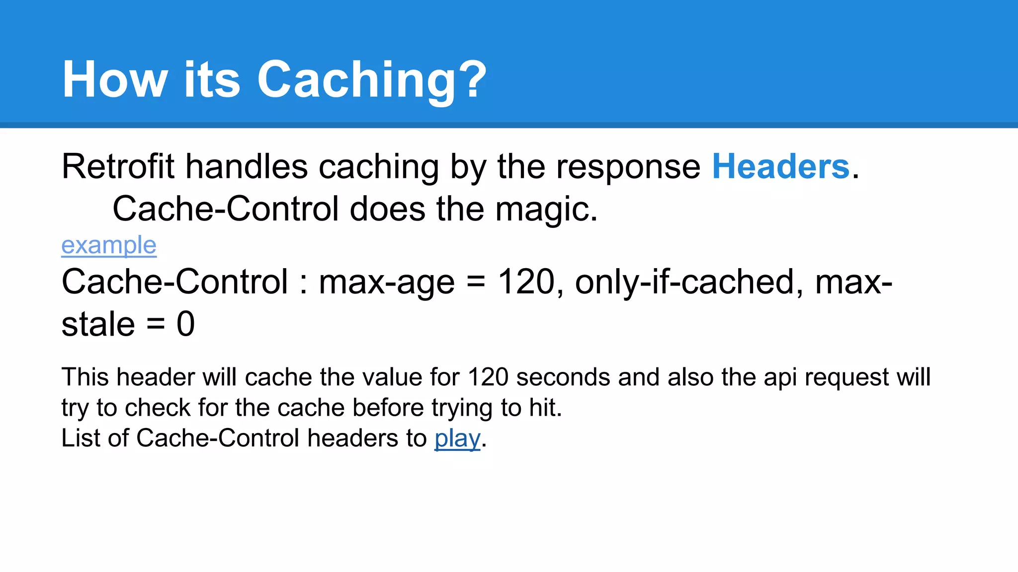 Retrofit caching V1.9.0 - Android OkClient | PPT