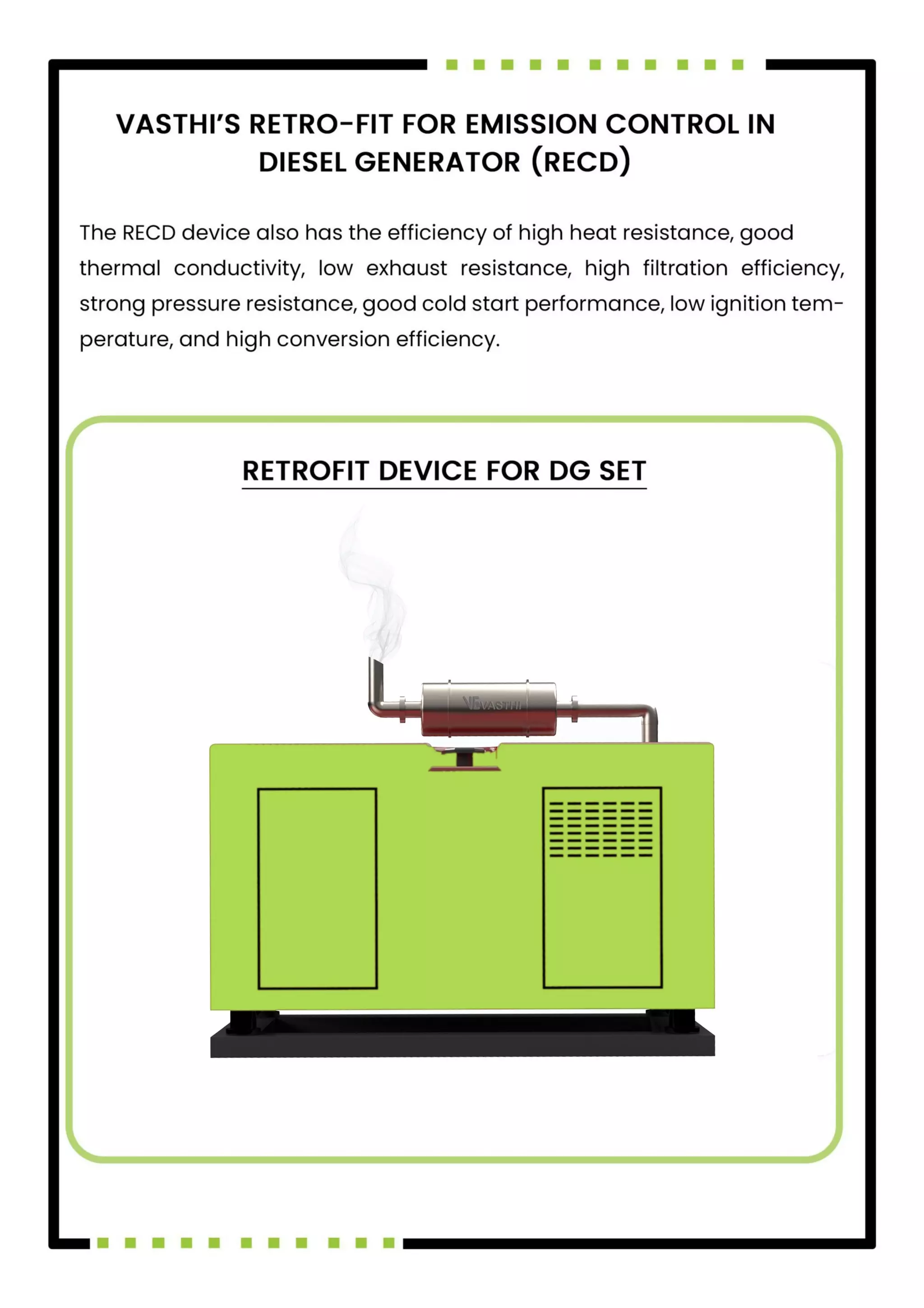 Retrofit emission control device for dg set (1) 1-converted | PDF