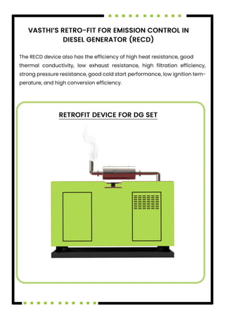 Retrofit emission control device for dg set (1) 1-converted | PDF