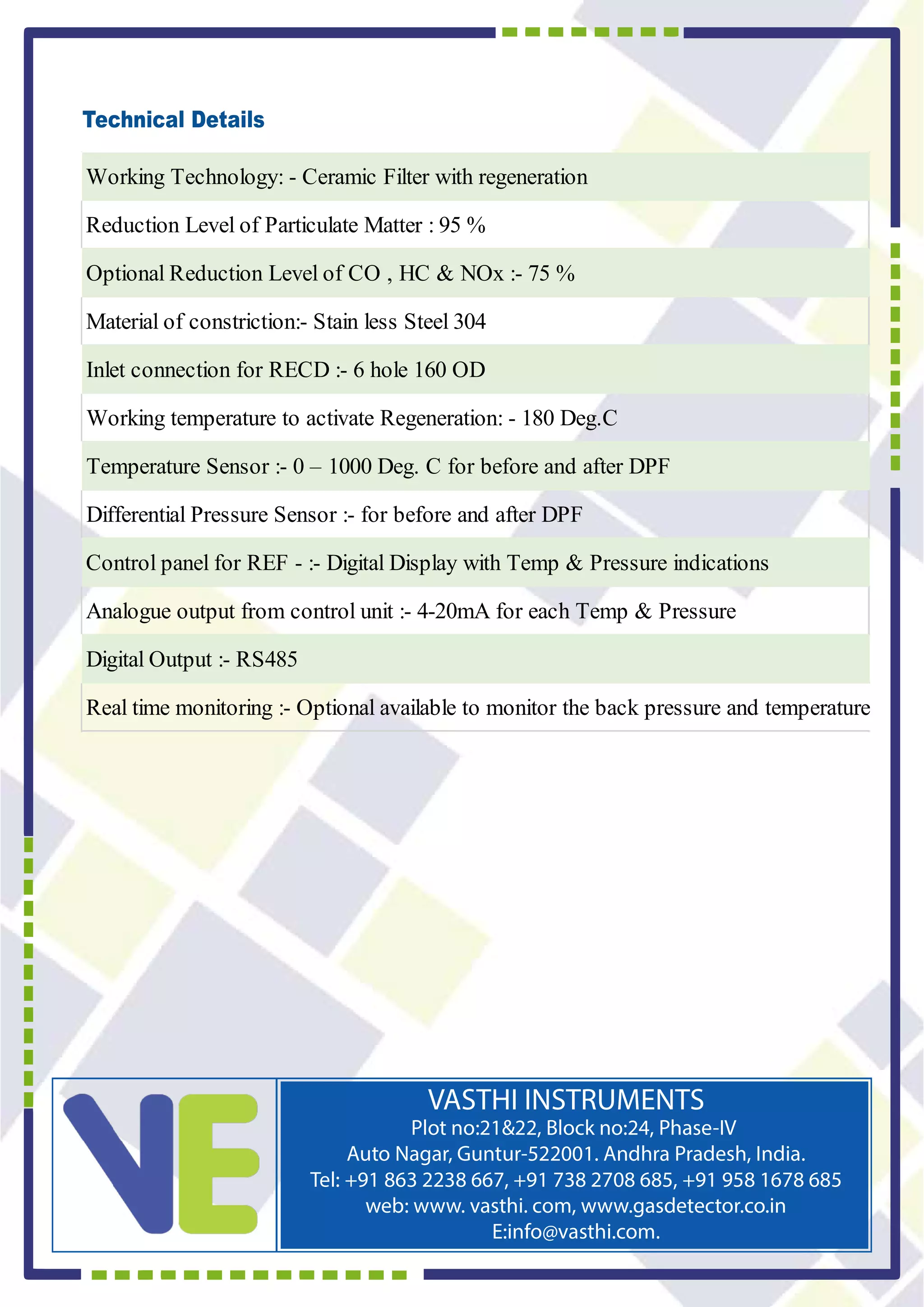 Emission Control Device for DG Set | PDF
