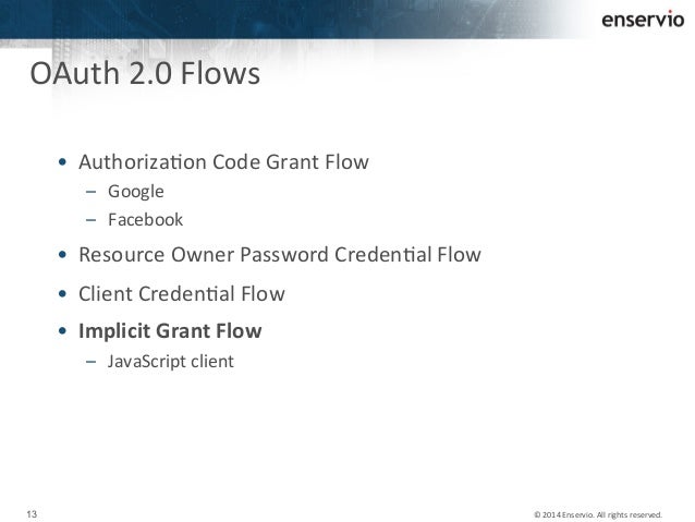 Javaone 2014 Retrofitting Oauth 2 0 Security Into