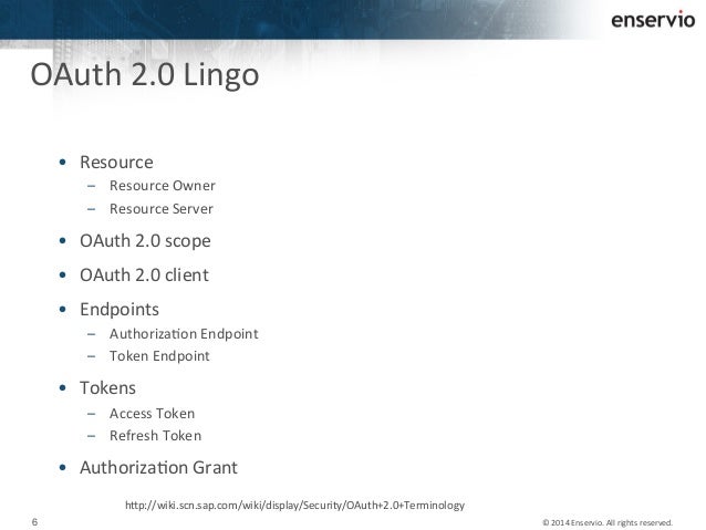 Javaone 2014 Retrofitting Oauth 2 0 Security Into