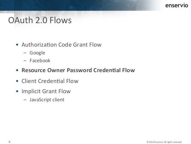 JavaOne 2014: Retrofitting OAuth 2.0 Security into Existing REST Serv…