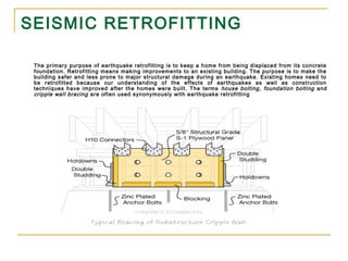 METHODS OF RETROFITTING EARTHQUAKE DAMAGES | PPT