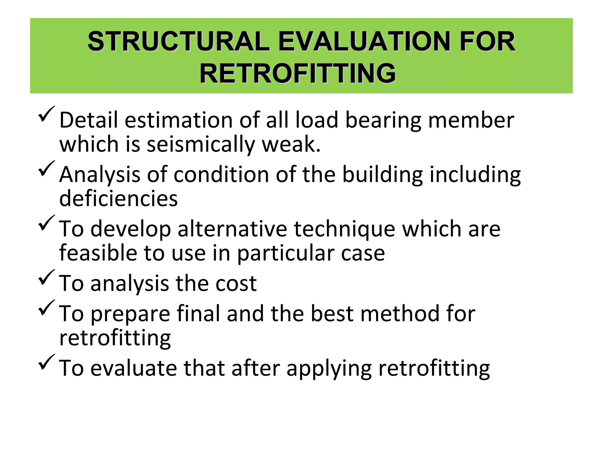 Retrofitting | PPT