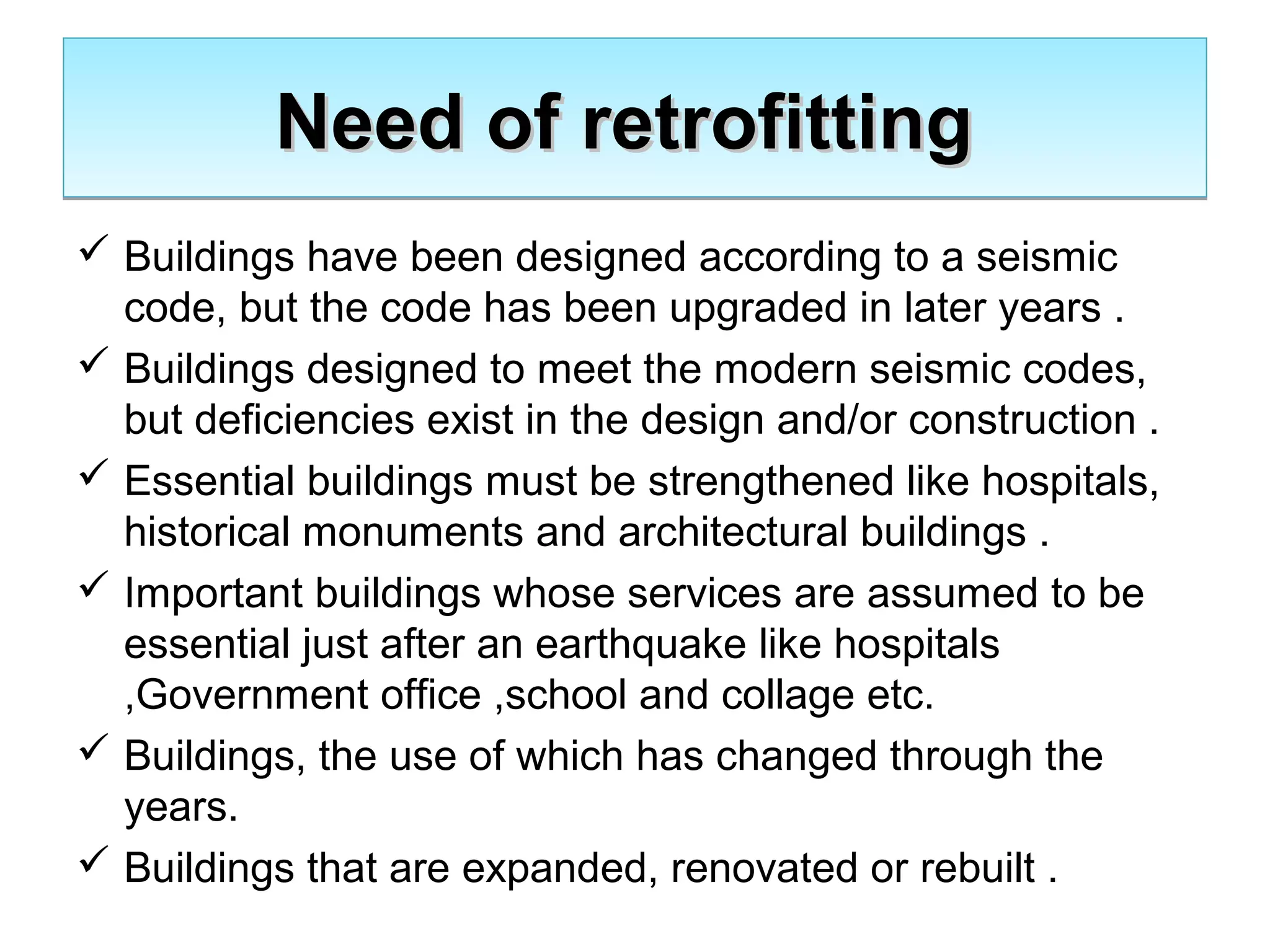 Retrofitting | PPT