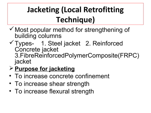 Retrofitting | PPT
