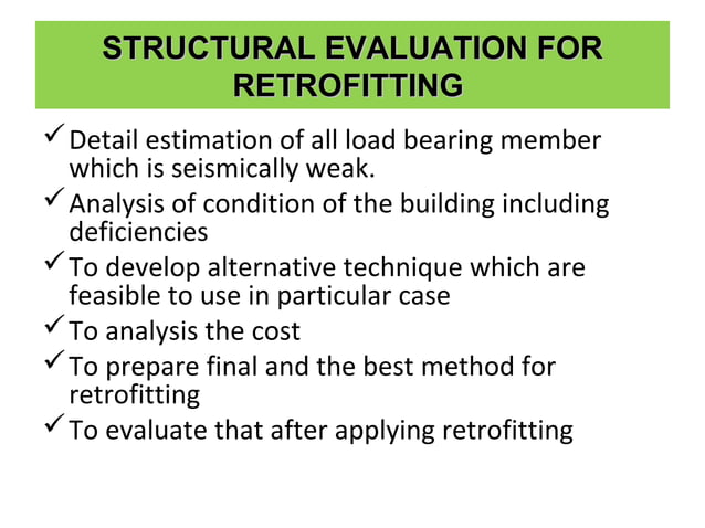Retrofitting | PPT