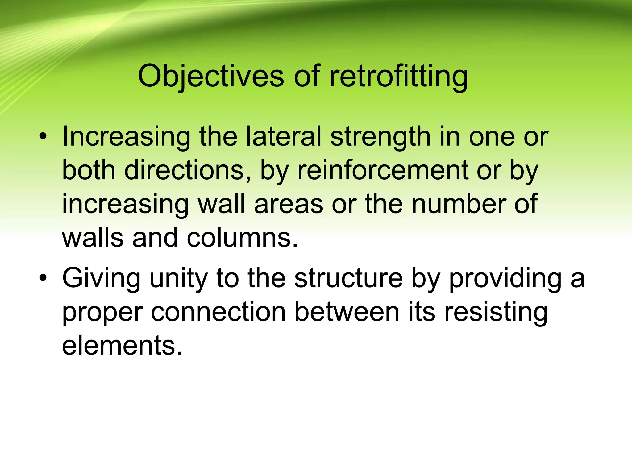 Retrofitting | PPT
