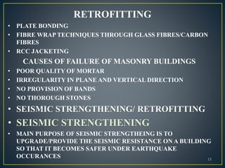 Retrofitting and rehabilitation | PPTX