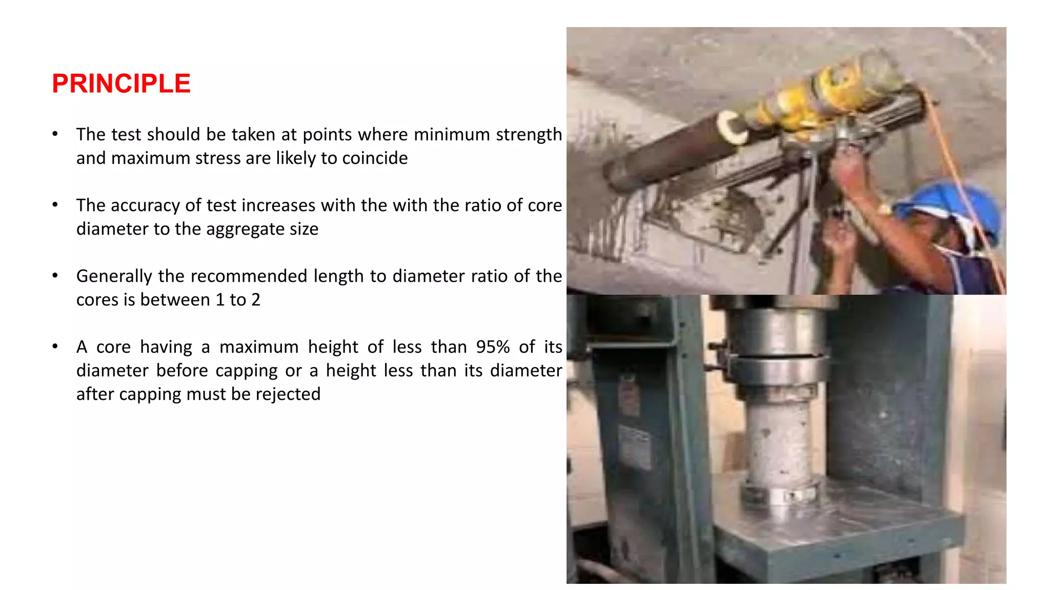 Non Destructive And Partially Destructive Testing Of Concrete Structures Pptx