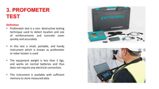 Non Destructive and Partially Destructive Testing Of Concrete ...