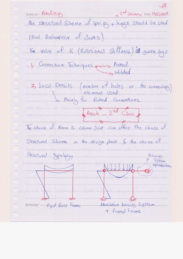 Retrofitting Design Of Structures Subjected To Seismic Load Lecture Note Pdf