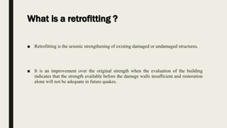 Retrofitting of concrete structure | PPTX
