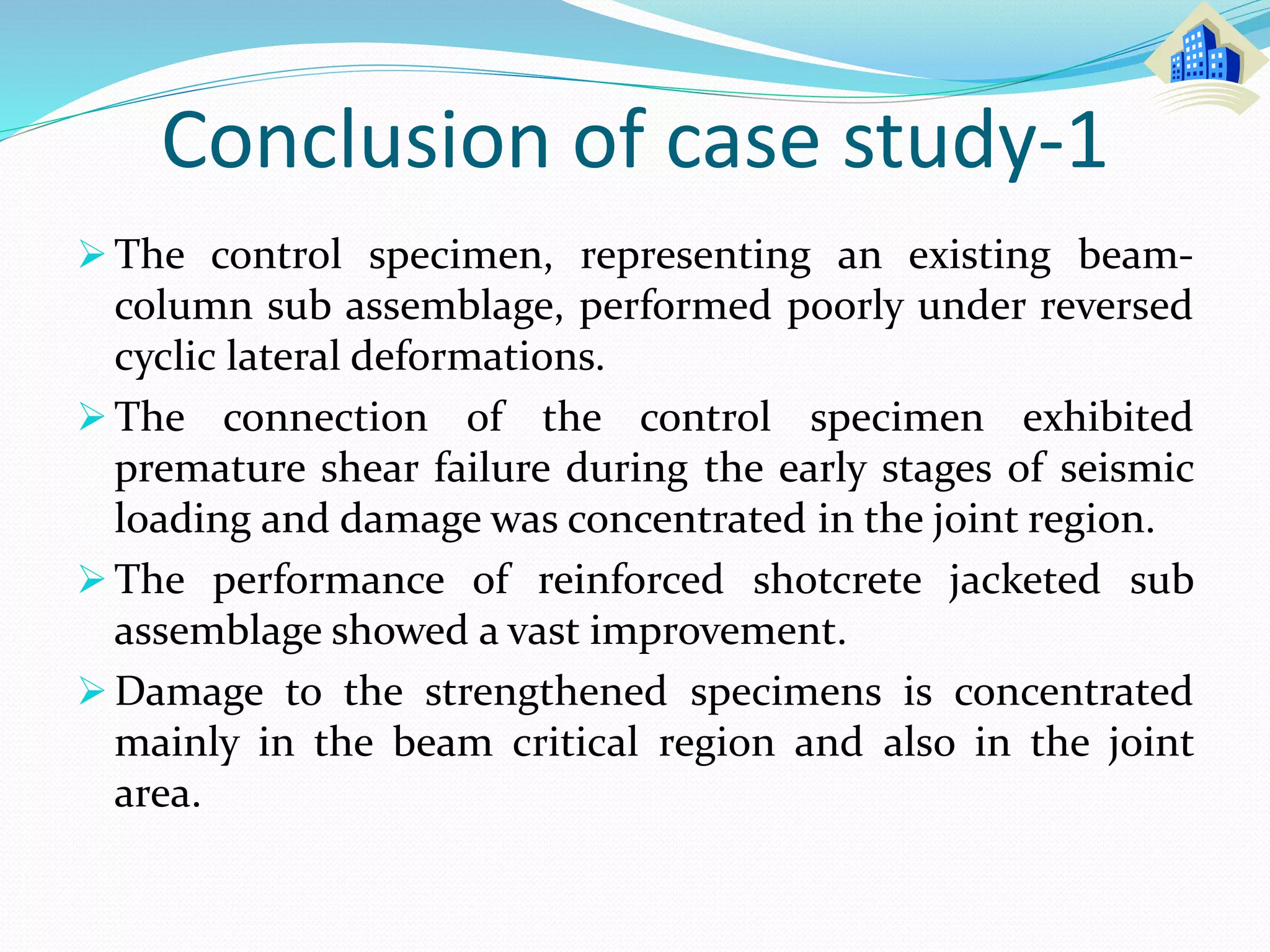Retrofitting of RC Beam Column Joint | PPTX