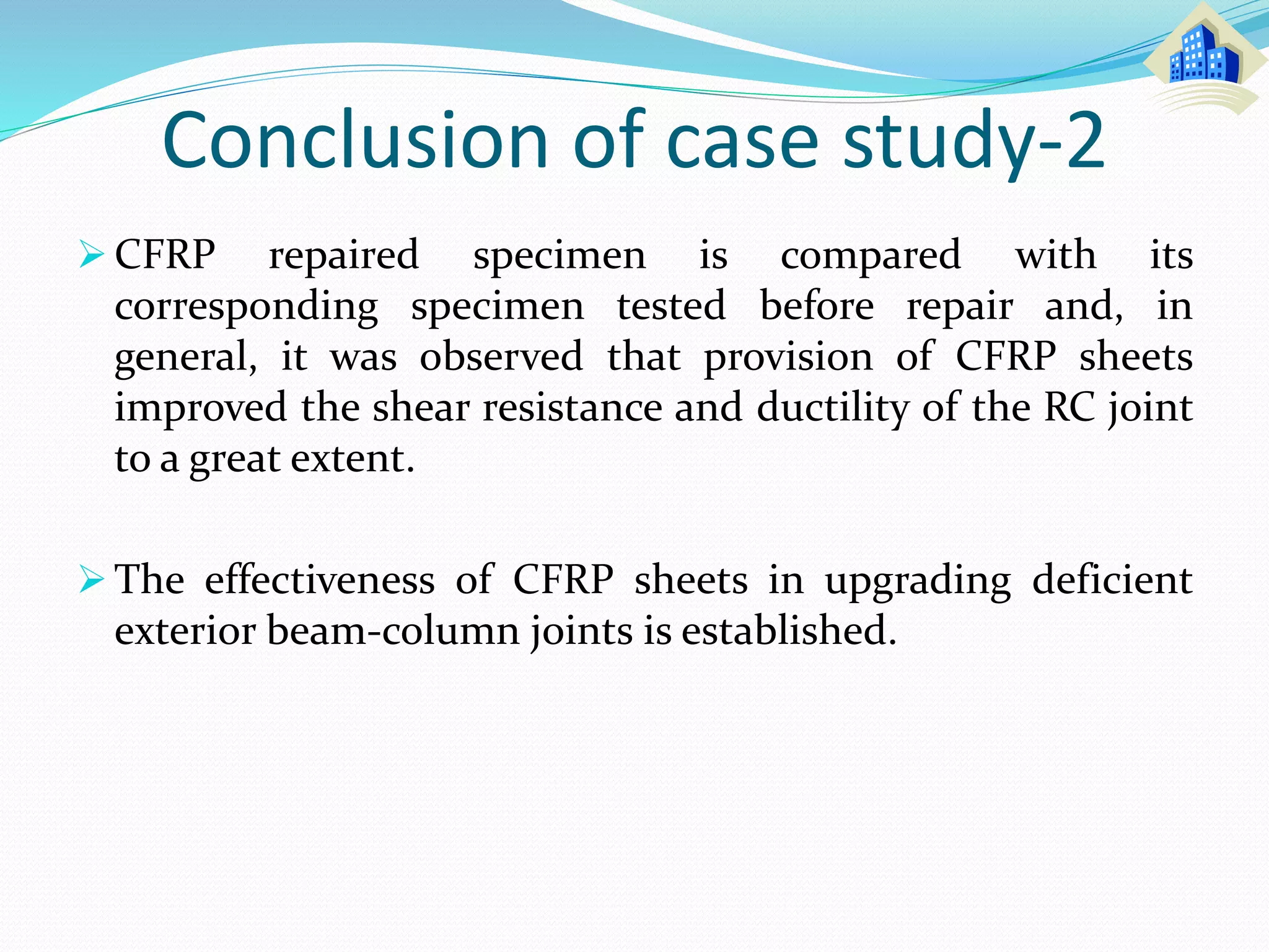Retrofitting of RC Beam Column Joint | PPTX