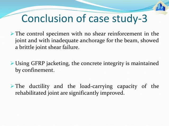 Retrofitting Of Rc Beam Column Joint Pptx Civil Engineering