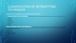 Retrofitting of rcc structures | PPTX