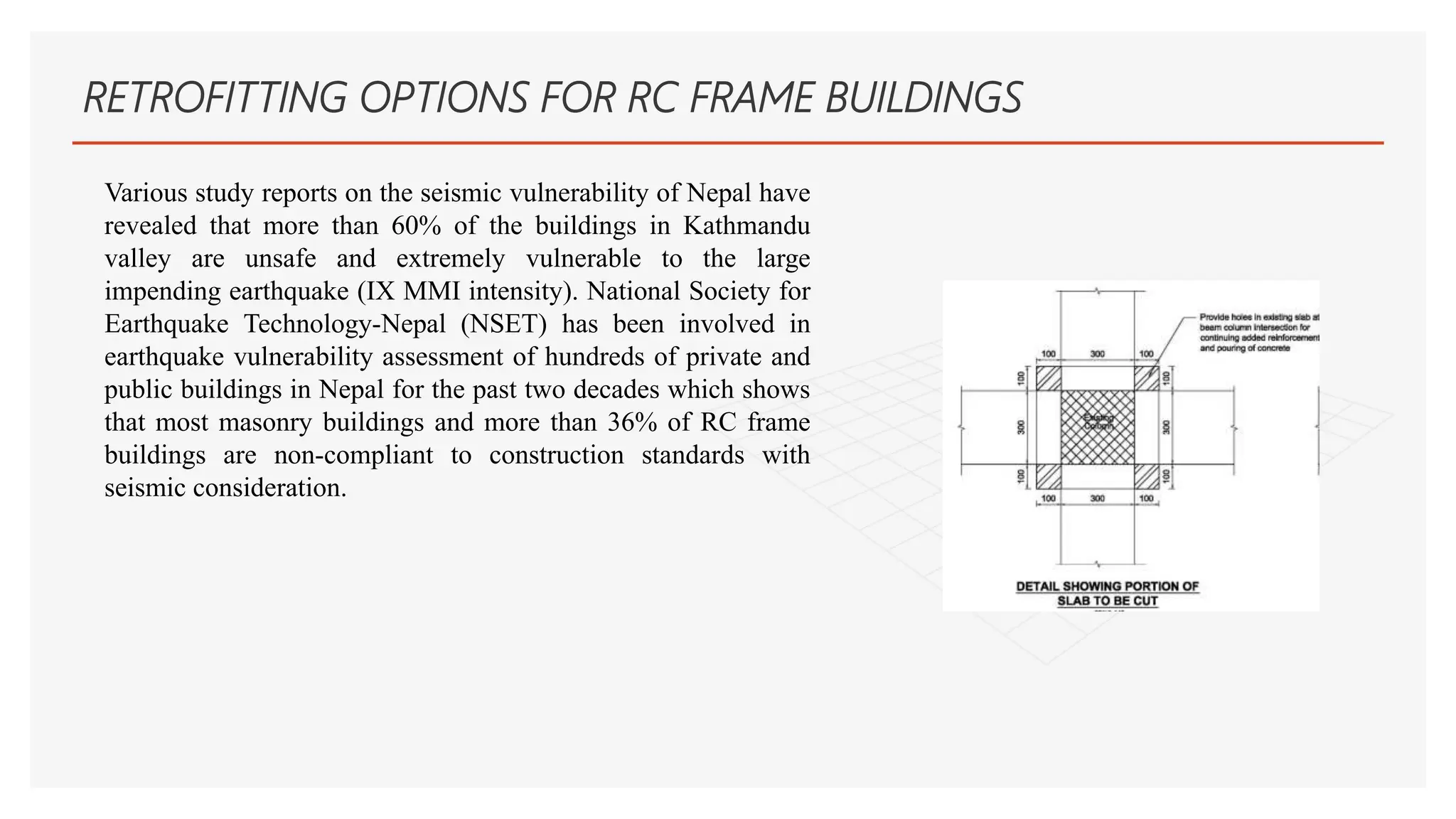 RETROFITTING OPTIONS FOR RC FRAME BUILDINGS.pptx
