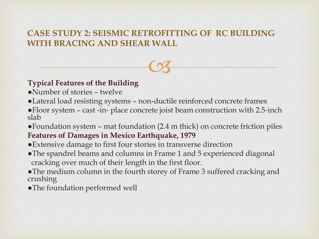 Retrofitting case study of RCC structure | PPTX | Civil Engineering Industry | Industries