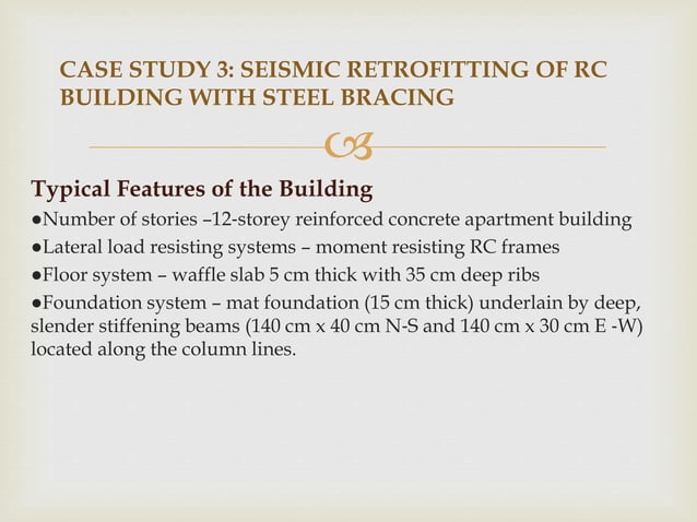 Retrofitting case study of RCC structure | PPTX | Civil Engineering Industry | Industries