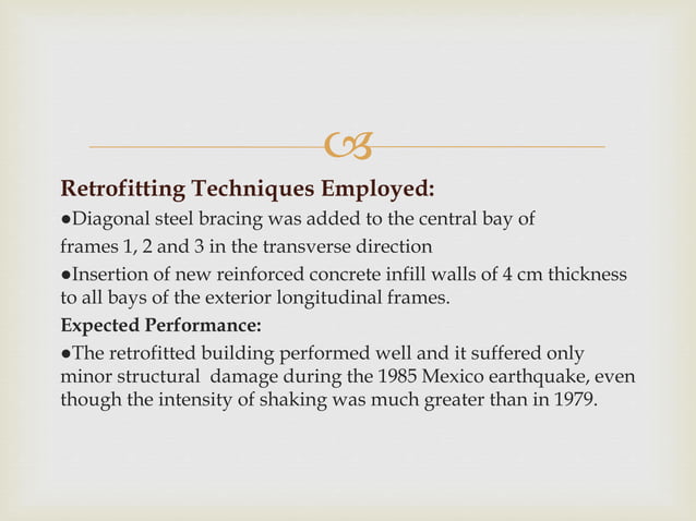 Retrofitting case study of RCC structure | PPTX | Civil Engineering ...