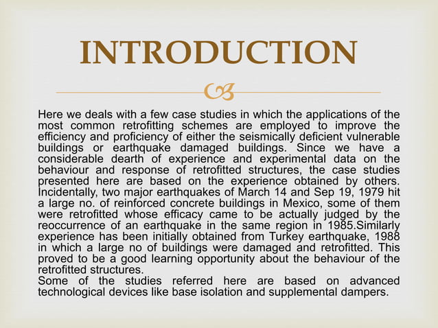 Retrofitting case study of RCC structure | PPTX | Civil Engineering ...