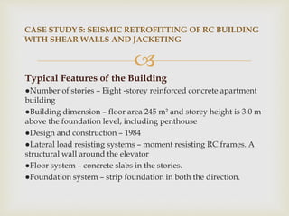 Retrofitting case study of RCC structure | PPTX