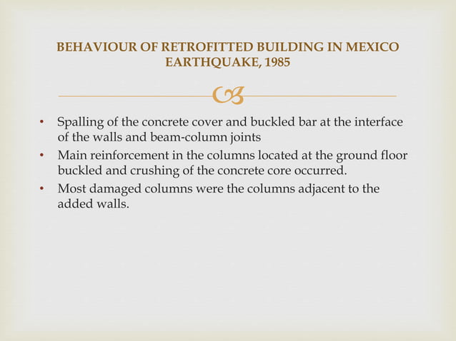 Retrofitting case study of RCC structure | PPTX | Civil Engineering ...