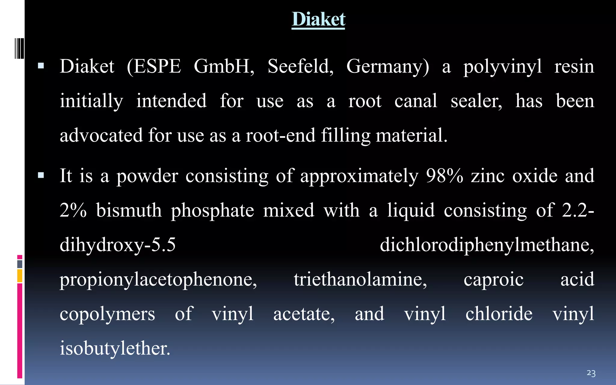 Retrograde filling materials | PPTX