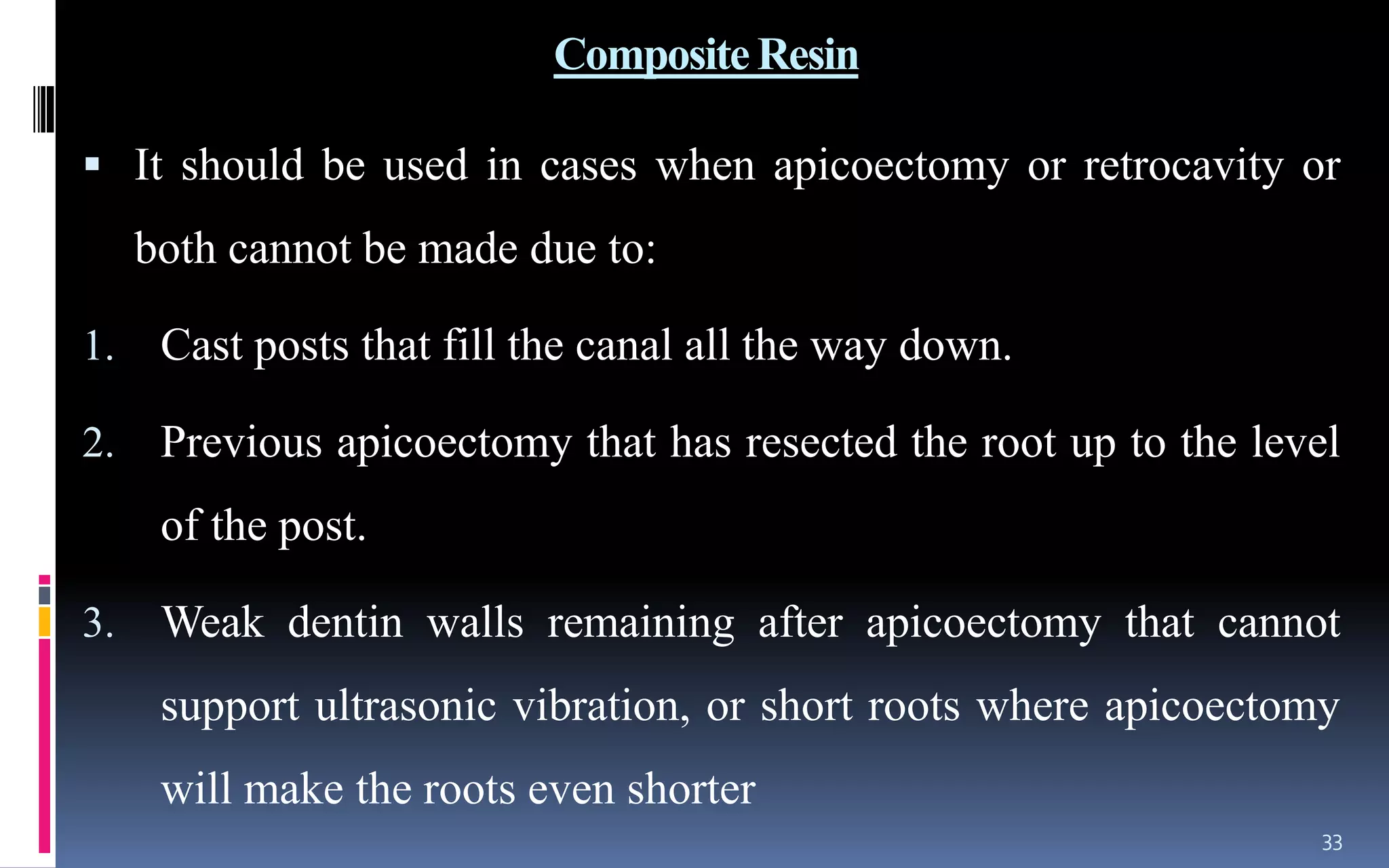 Retrograde filling materials | PPTX