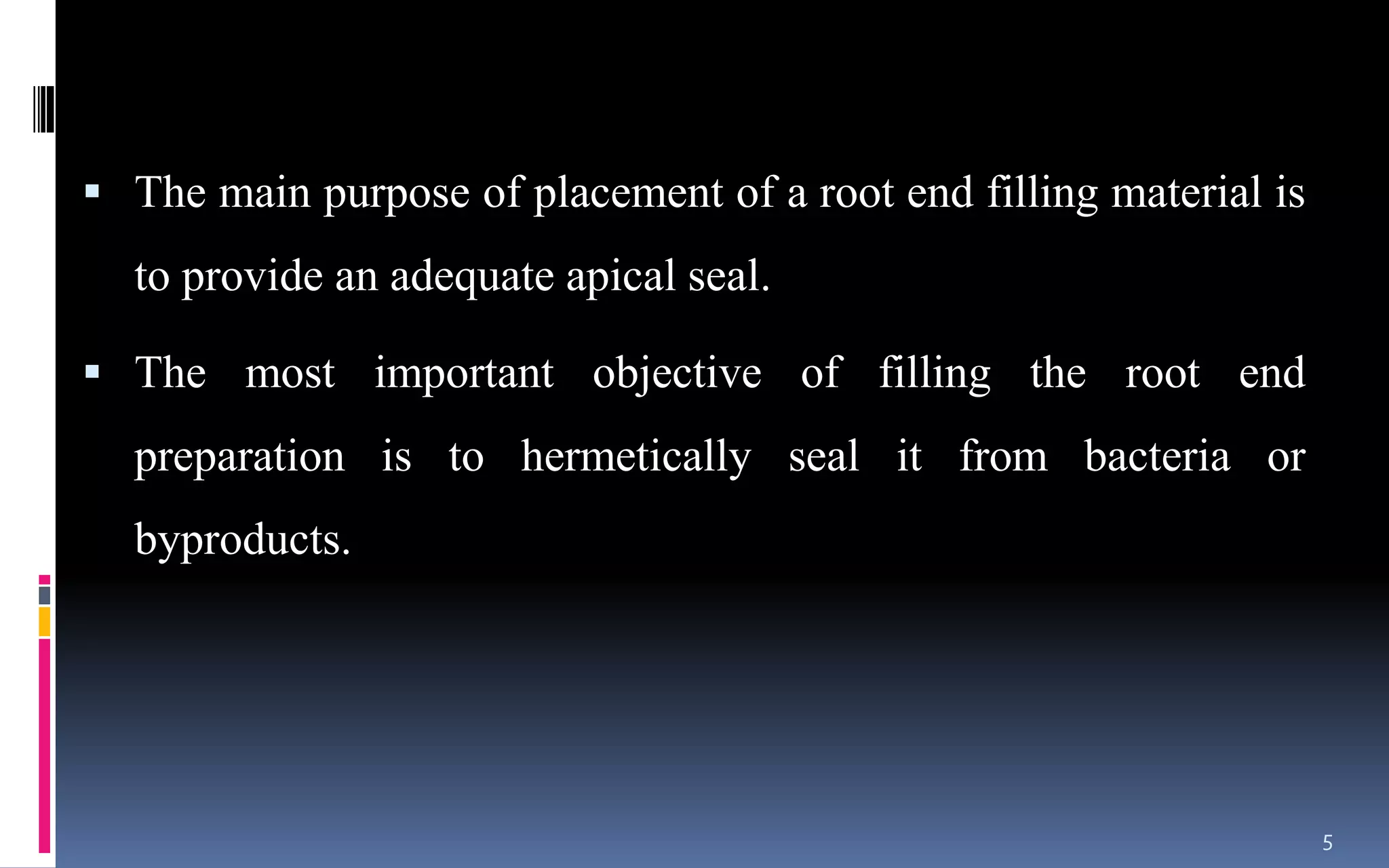 Retrograde filling materials | PPTX