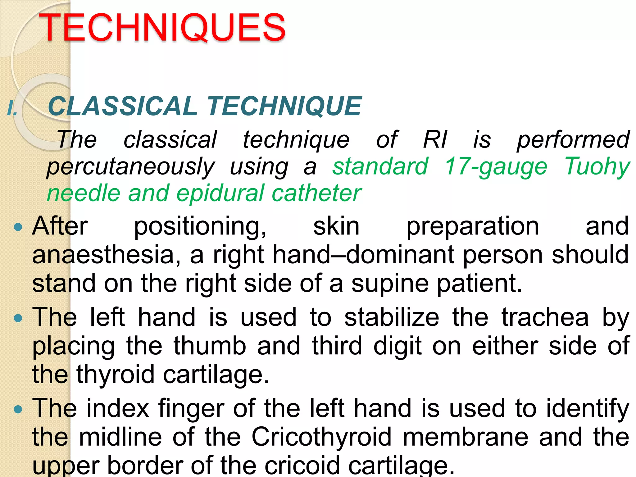 Retrograde intubation | PPTX