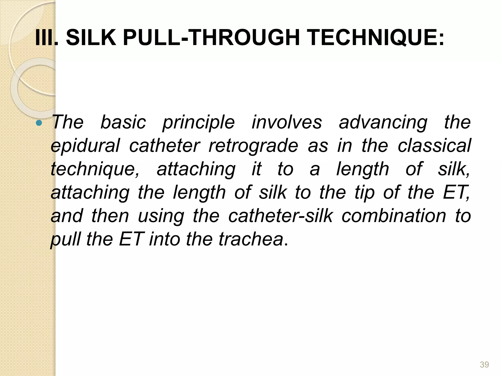 Retrograde intubation | PPTX