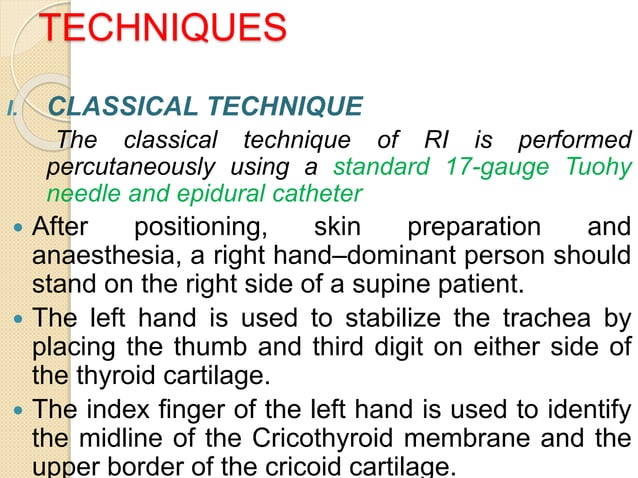 Retrograde intubation | PPTX | First Aid | Injuries