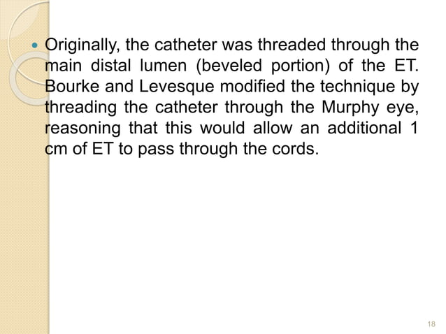 Retrograde intubation | PPTX | First Aid | Injuries