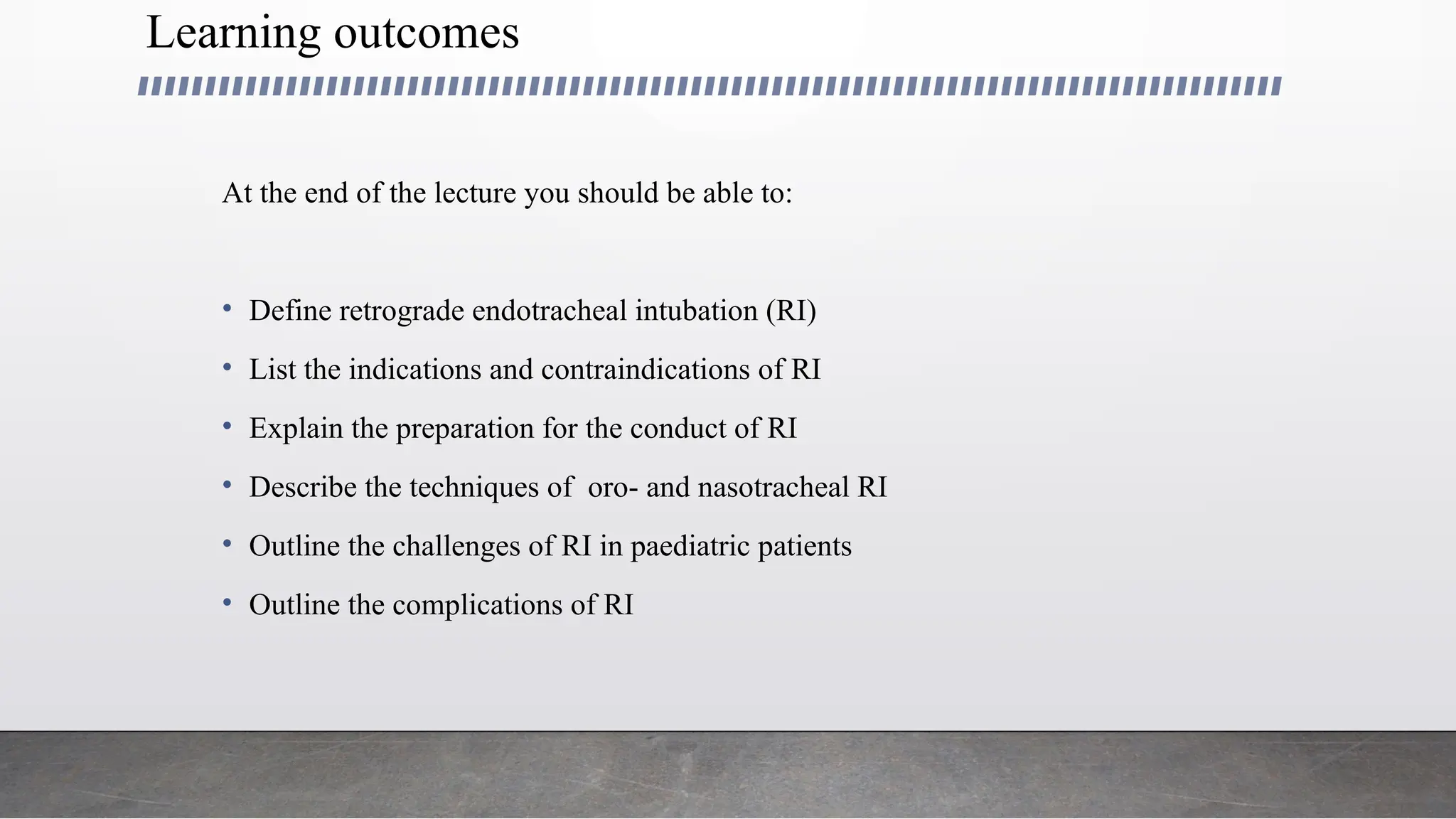 Retrograde Intubation - techniques .pptx