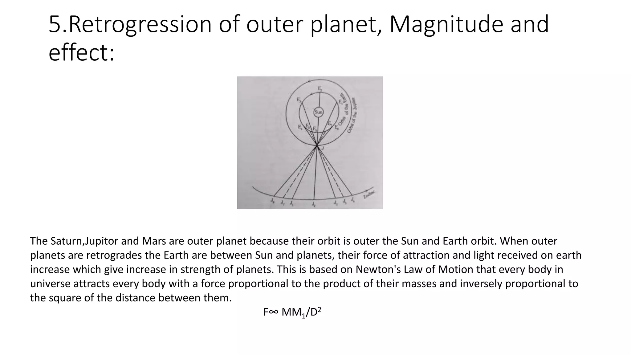 Retrogression of planets | PPTX