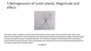Retrogression of planets | PPTX