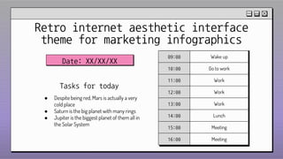 Retro Internet Aesthetic Interface Theme for Marketing Infographics by ...