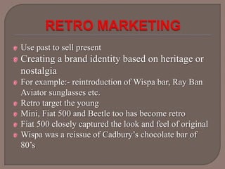Retro marketing | PPTX | Style & Fashion