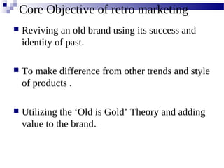 Retro marketing | PPT