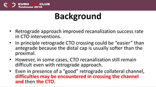 Retrograde microcather cannot cross the lesion: tips & tricks | PDF