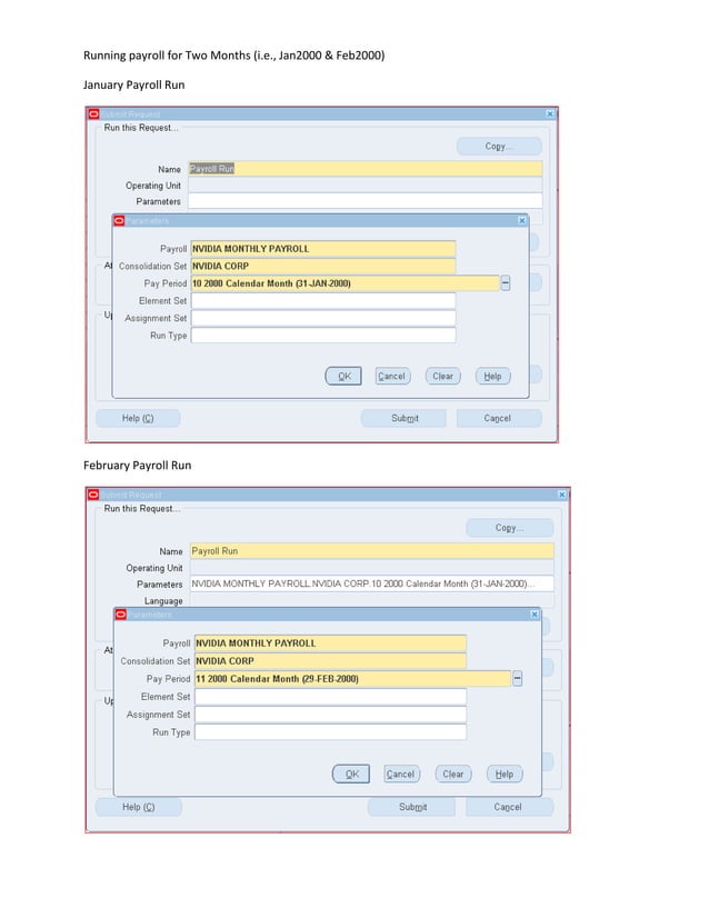 Oracle Retro pay by element | DOCX