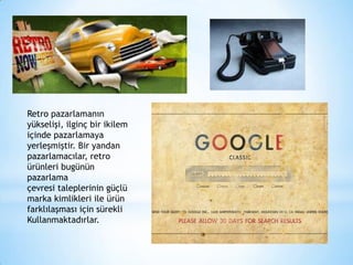 Retro Pazarlama (marketing) | PPT