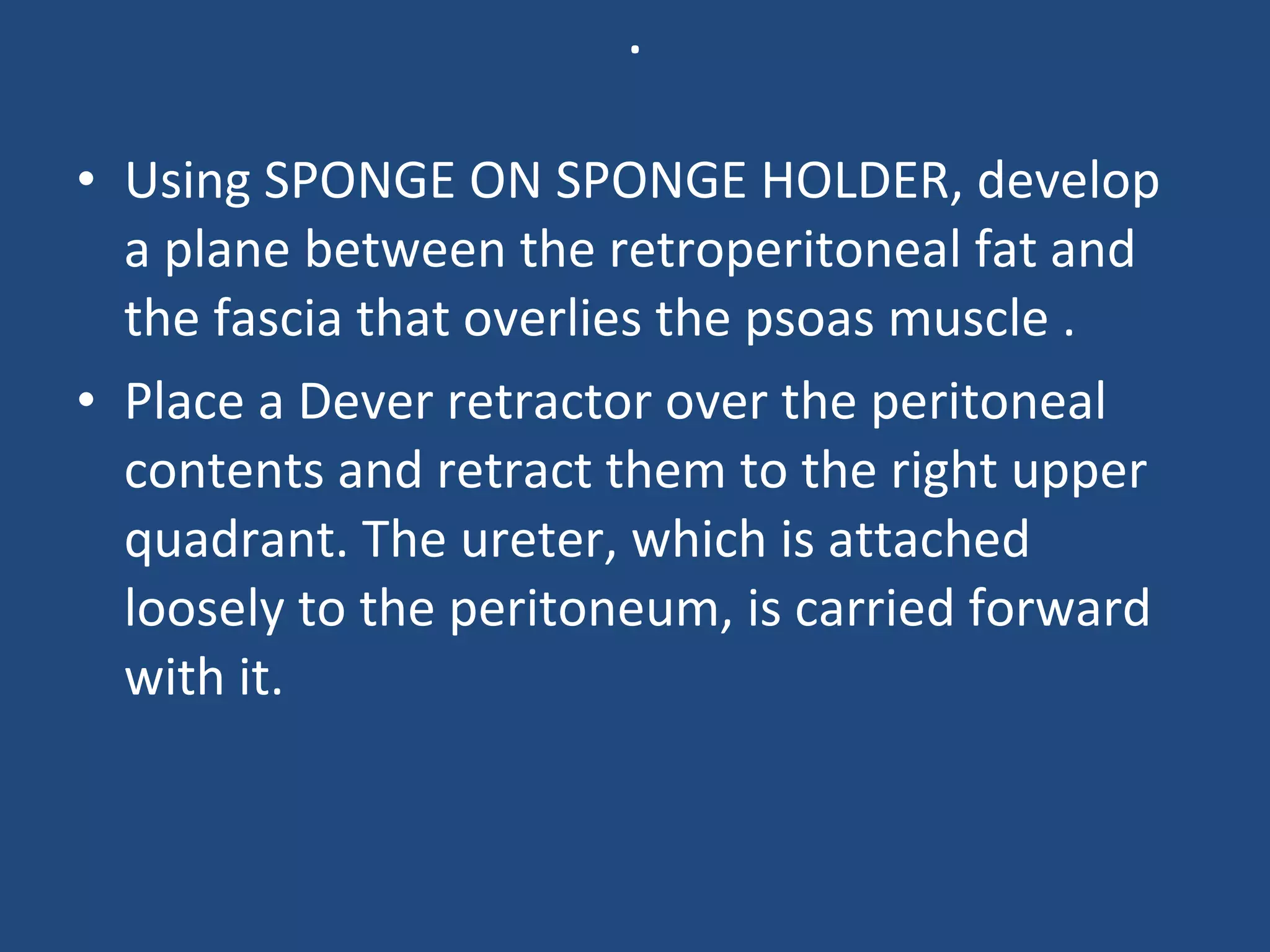 Retroperitoneal approach to the lumbar spine1 | PPT
