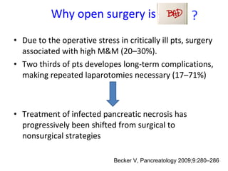 Retroperitoneal endoscopic necrosectomy | PPT